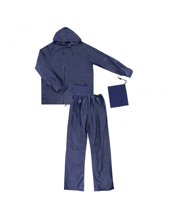 Capote azul marino con una cinta reflectiva en espalda, Vangard - Ozon ...