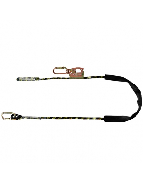 6 ft Kermantle positioning line with rope clamp (13 mm) - Ozon Safety ...