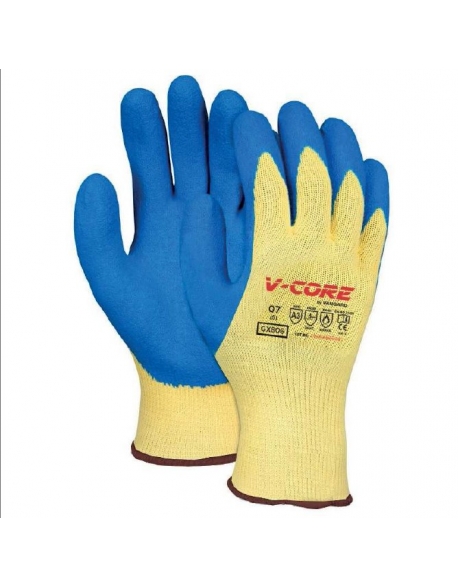Anti-cut (Level C) glove latex palm, ‘V-Core’, Vangard - Ozon Safety ...